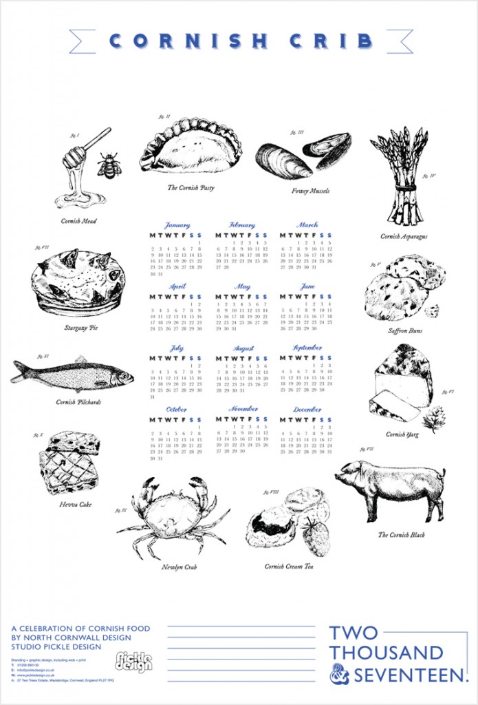 2017 Pickle Calendar