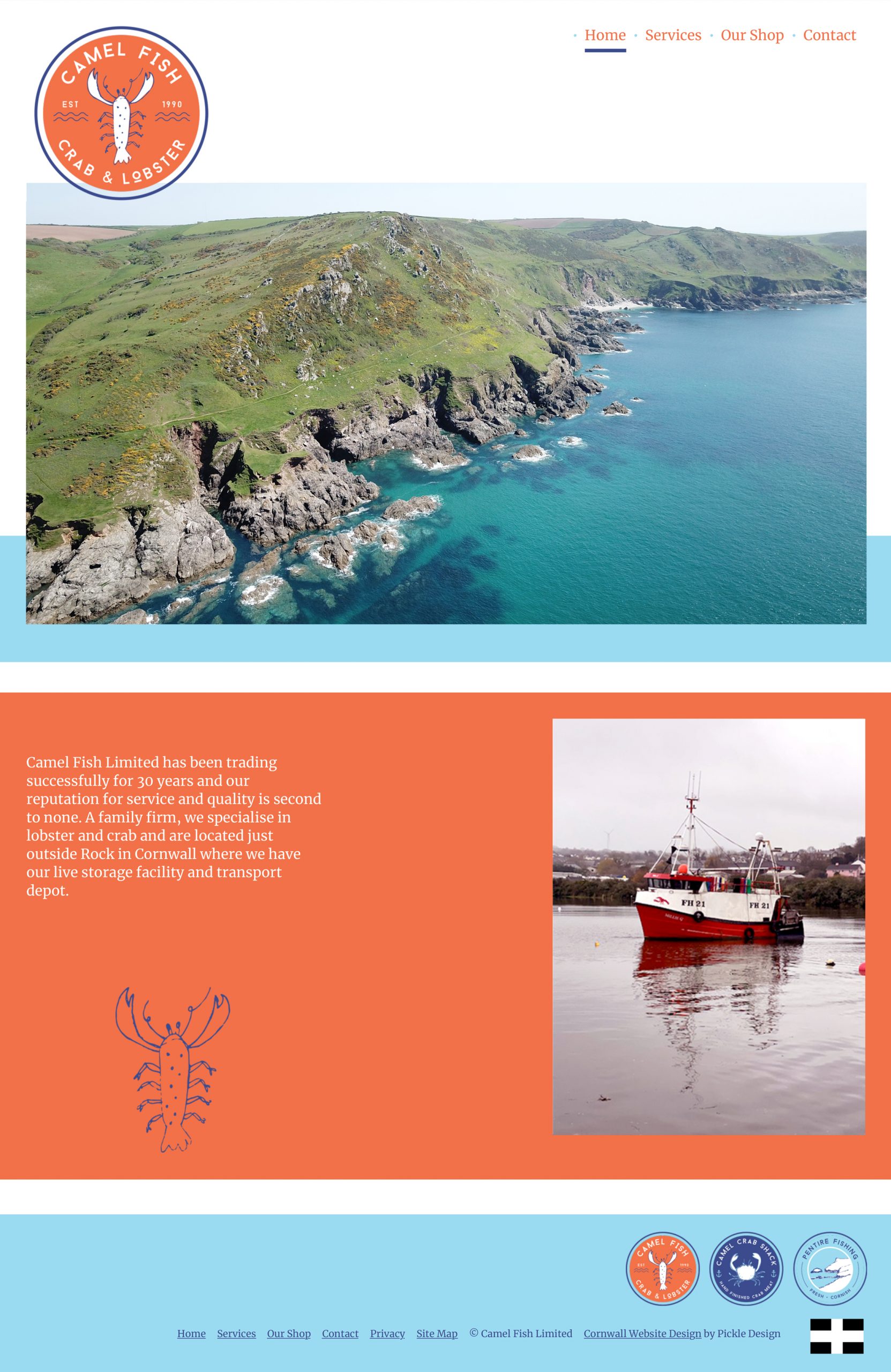 Camel Fish Logo Design | Pickle Design