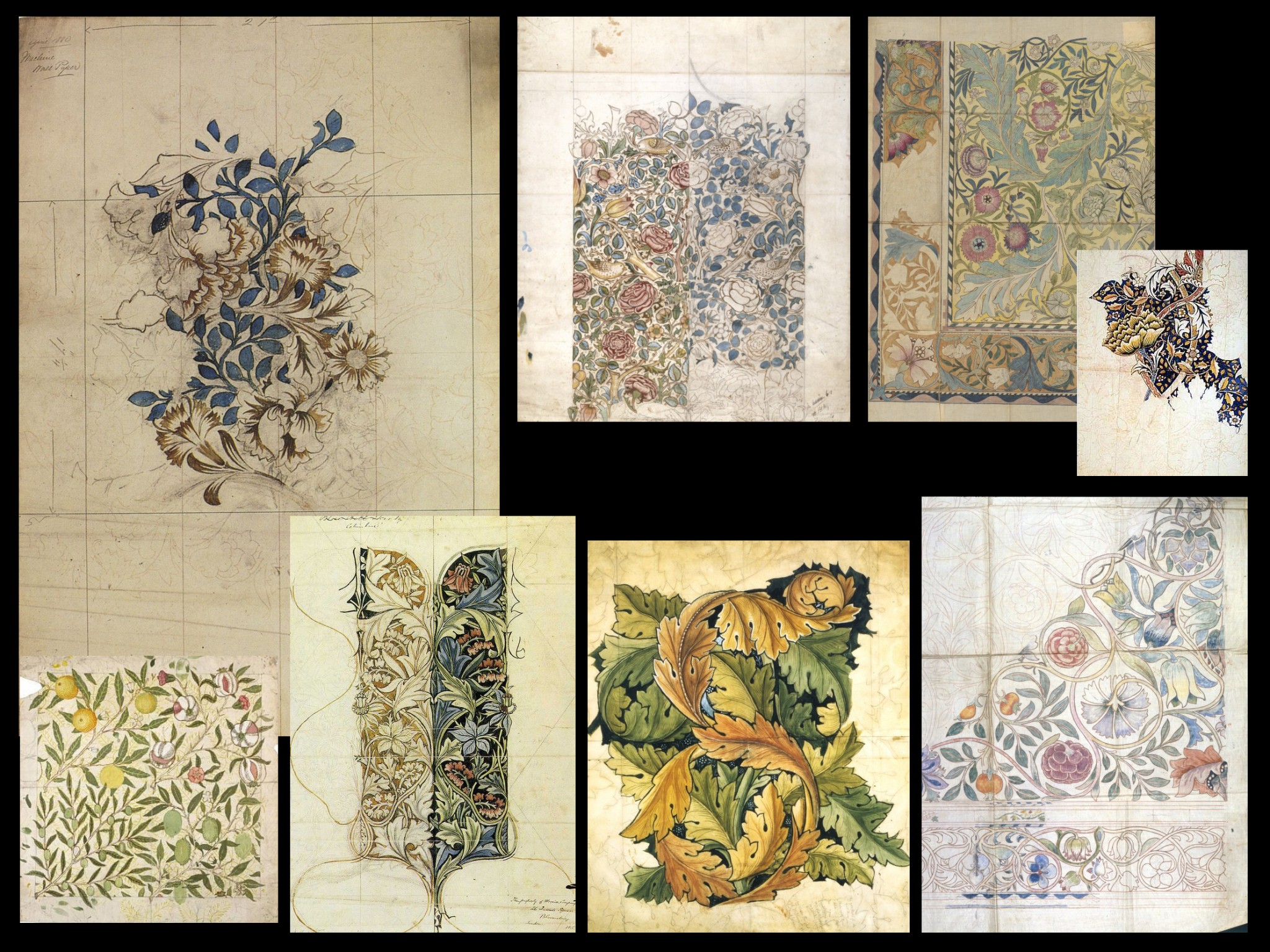 William Morris' Drawings
